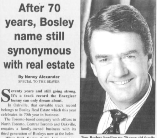 Our History | Bosley Real Estate Brokerage